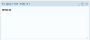 Paragraph Text - Gravity Forms Documentation