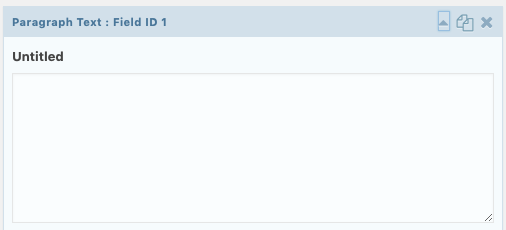 Paragraph Text - Gravity Forms Documentation Paragraph Text - Gravity Forms Documentation