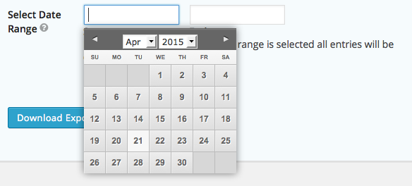 Exporting Form Entries - Gravity Forms Documentation Exporting Form Entries - Gravity Forms Documentation