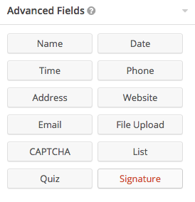 Using the Signature Add-On - Gravity Forms