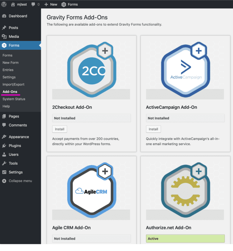 Downloading the Gravity Forms Plugin and Add-Ons - Gravity Forms