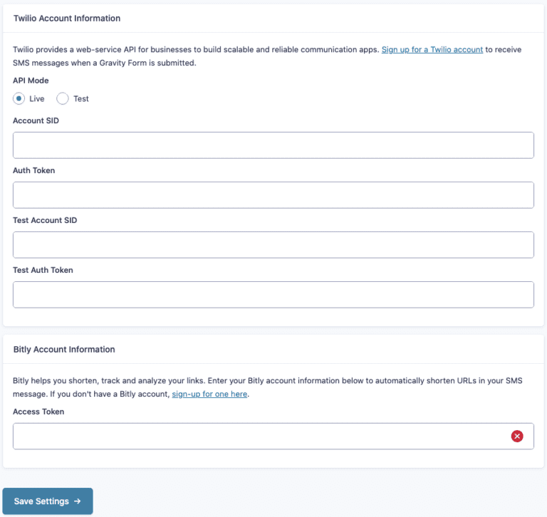 Setting Up The Twilio Add On Gravity Forms Documentation