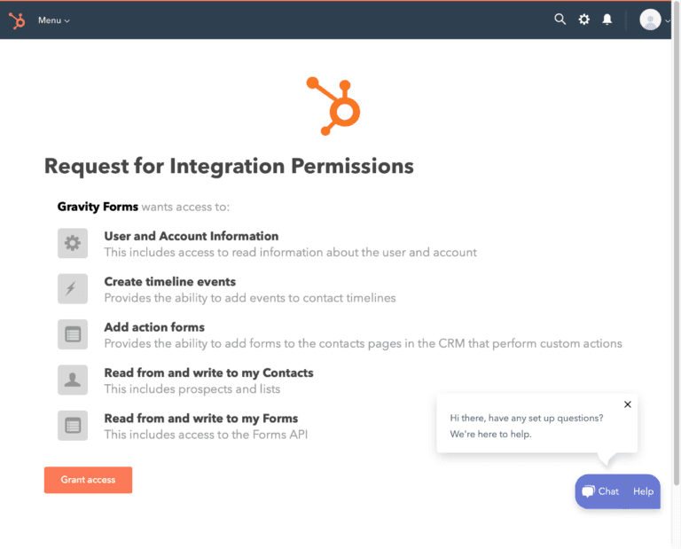Setting Up the HubSpot Add-On - Gravity Forms Documentation