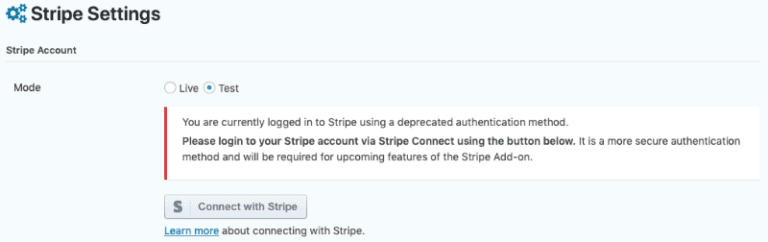 Common questions about Authenticating with Stripe - Gravity Forms Documentation