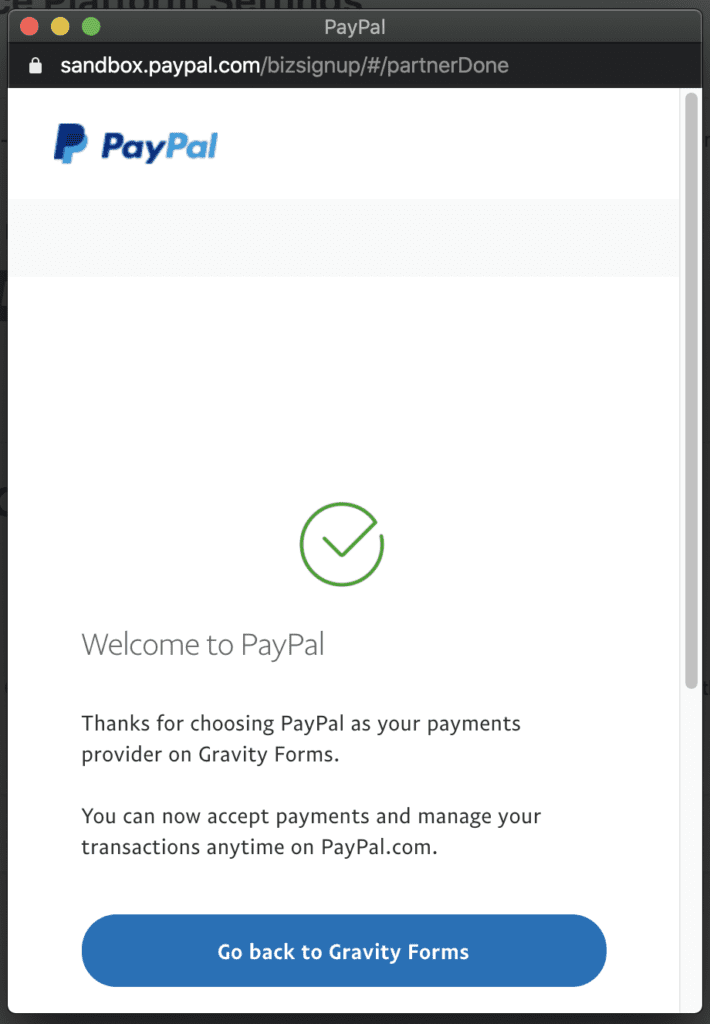 Setting up the PayPal Checkout Add-On - Gravity Forms Documentation