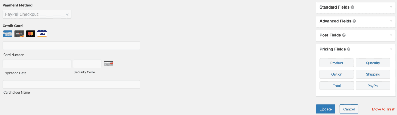 Setting Up PayPal Checkout Forms - Gravity