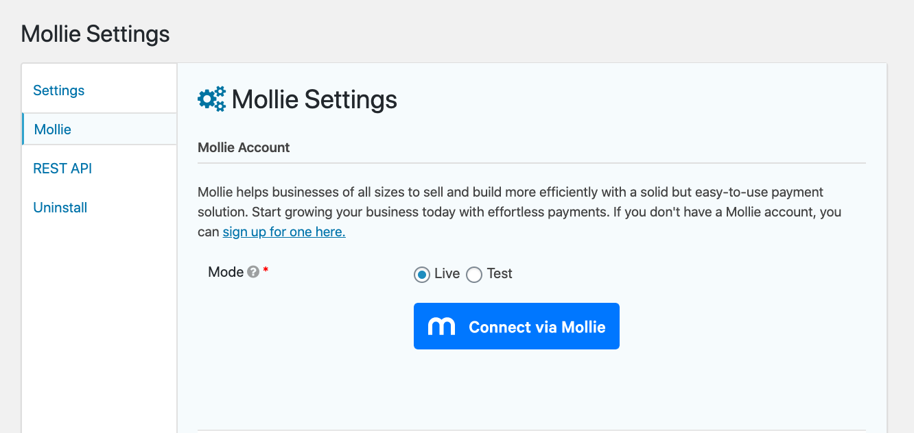 Setting Up The Mollie Add On Gravity Forms Documentation