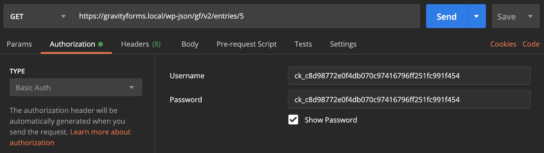 Rest Api V2 Authentication Gravity Forms Documentation