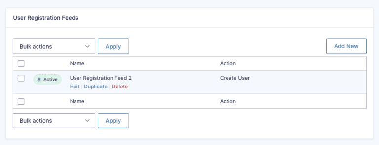 Creating a User Registration Feed - Gravity Forms Documentation