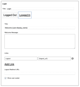 User Registration Add-On Login Widget - Gravity Forms Documentation