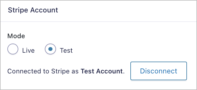 Connect to Stripe: Live/Test - Gravity Guide