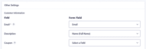 Stripe Feed Settings Reference - Gravity Forms Documentation