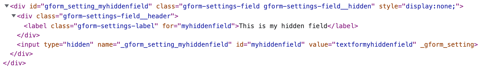 Hidden Field Type - Gravity Forms Documentation Hidden Field Type - Gravity Forms Documentation