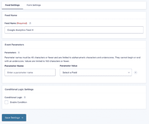 Feed Setup for GA Add-On - Gravity Guide