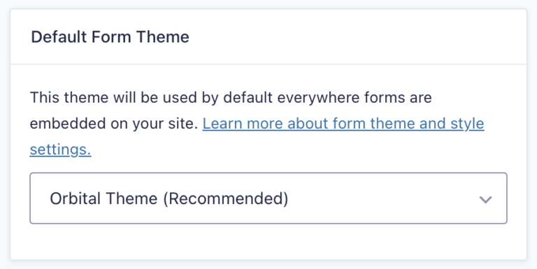 Form Themes and Style Settings - Gravity Forms Documentation