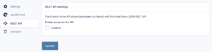 Gravity Forms REST API Settings - Gravity Forms Documentation