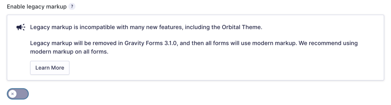 About Legacy Markup - Gravity Forms Documentation