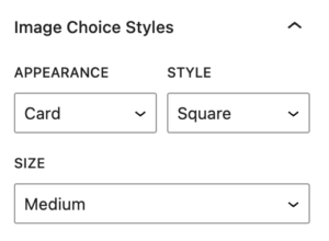 Managing images for the Image Choice field - Gravity Forms Documentation