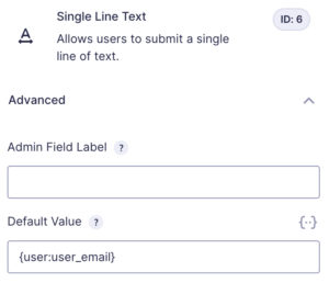 How To Populate A Field With A Default Value - Gravity Forms Documentation