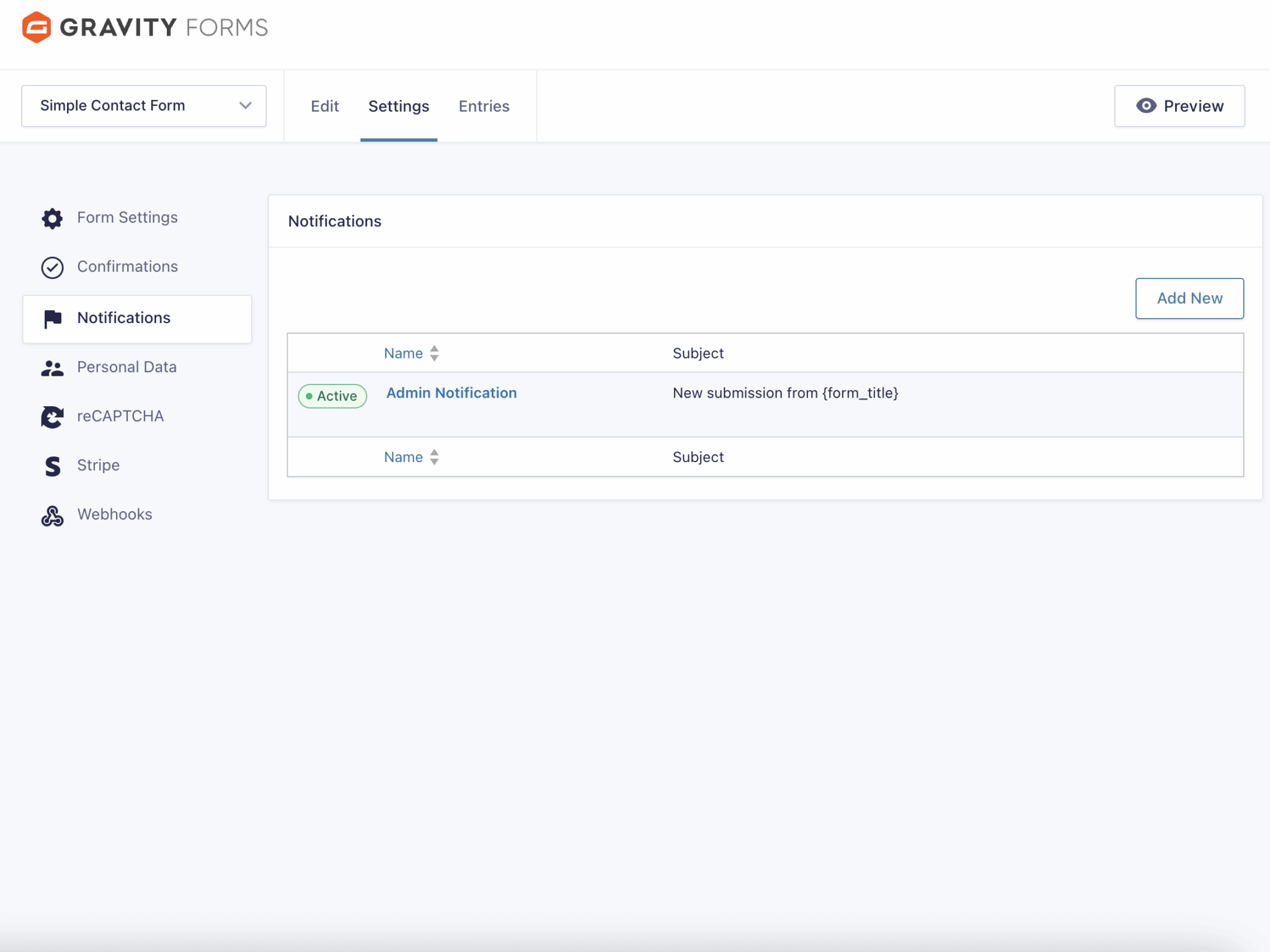 Confirmations and Notifications - Gravity Forms Documentation
